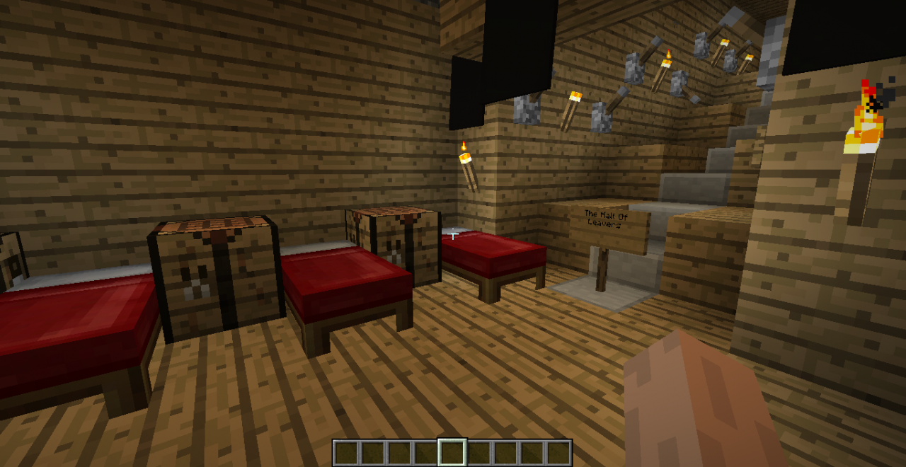 Minecraft Hidden Room in Survival House Minecraft Map
