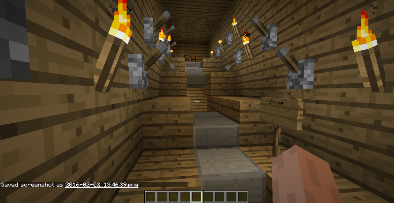 Minecraft Hidden Room in Survival House Minecraft Map