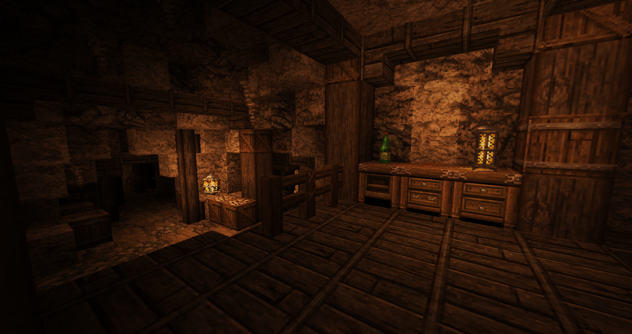 Medieval mine shaft #WeAreConquest Minecraft Map