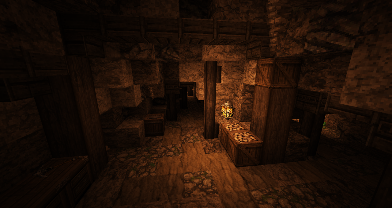 Medieval mine shaft #WeAreConquest Minecraft Map