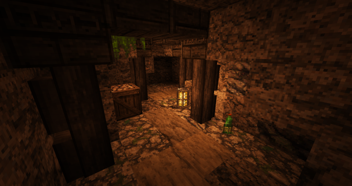 Medieval mine shaft #WeAreConquest Minecraft Map