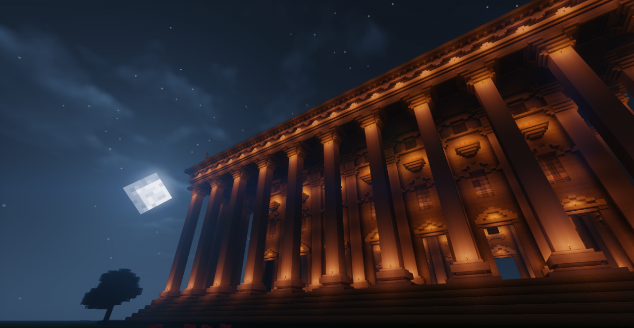 Neoclassical Temple Minecraft Map