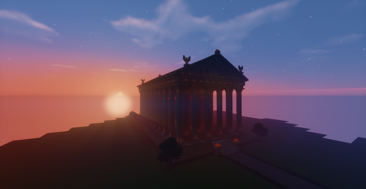 Neoclassical Temple Minecraft Map