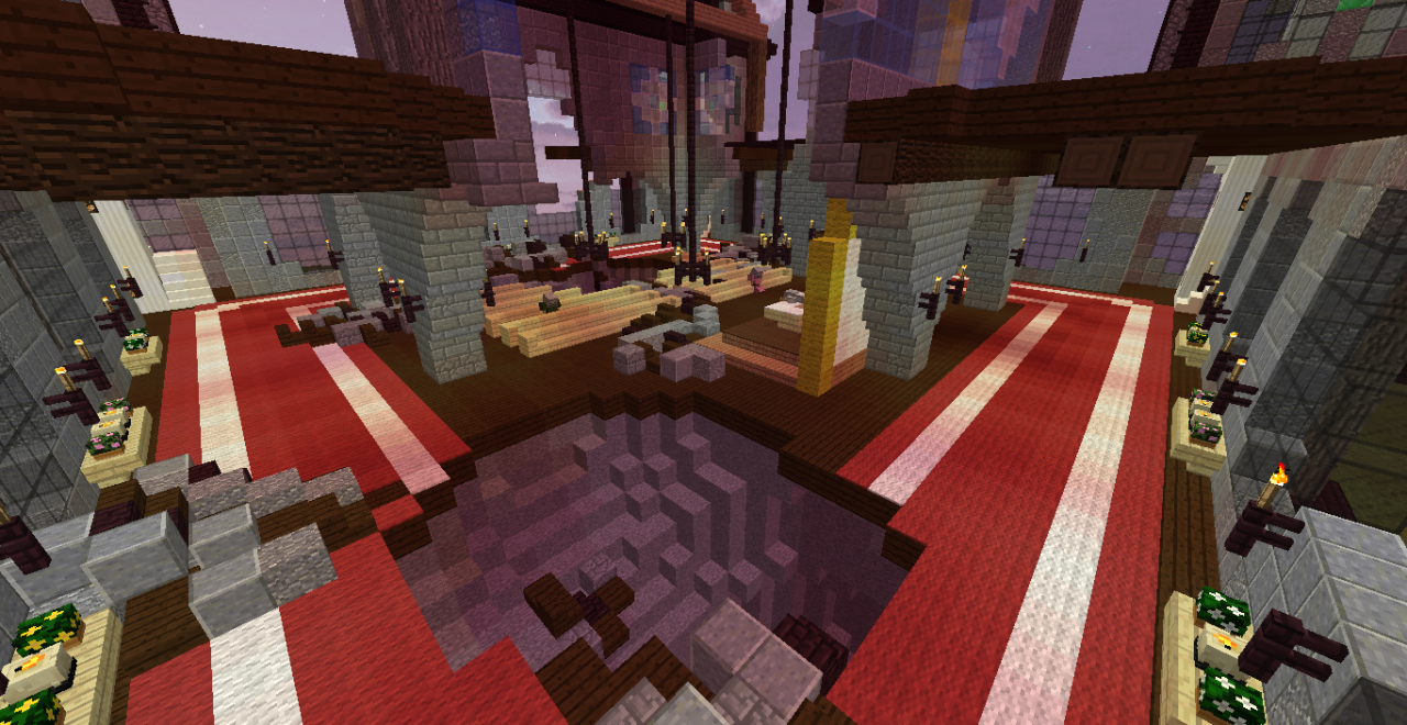 Mini-Game - PVP Arena! PURE COMMAND BLOCK operated Minecraft Map
