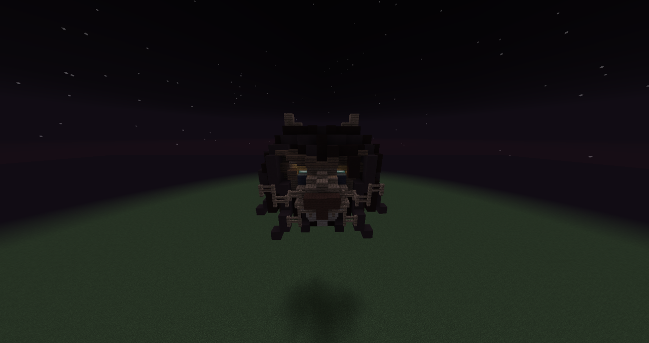 Organic Lion head Minecraft Map