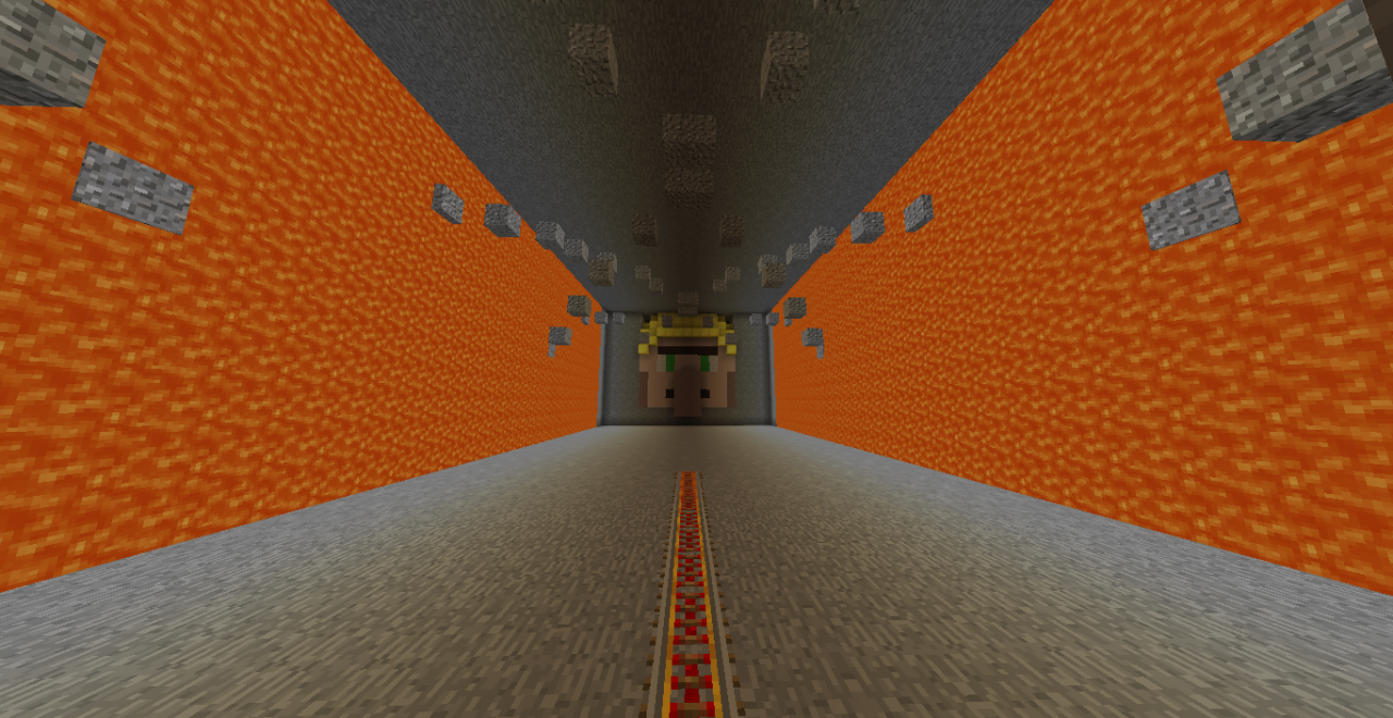 A Mine Roller Coaster Minecraft Map