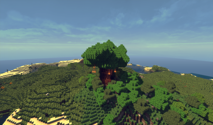 Druid Tree House Minecraft Map