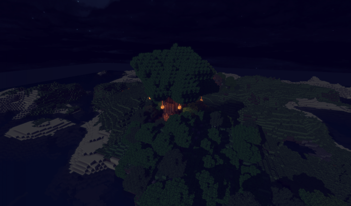 Druid Tree House Minecraft Map