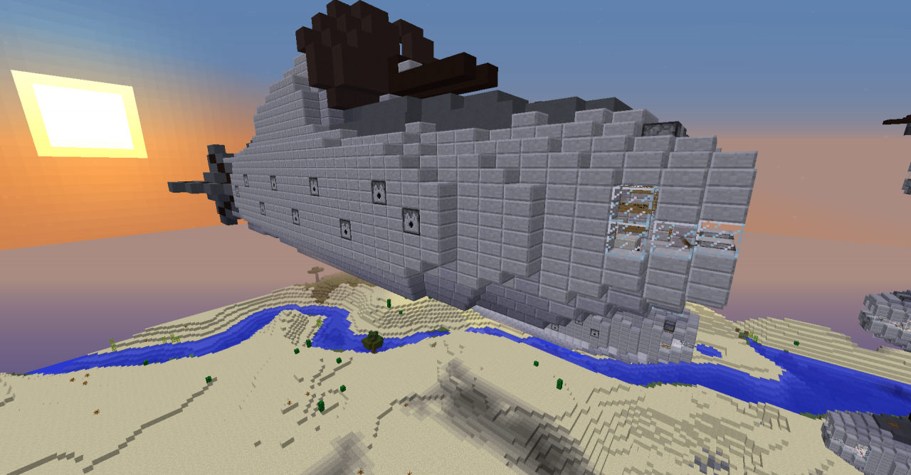 Medium Cruiser Airship Minecraft Map