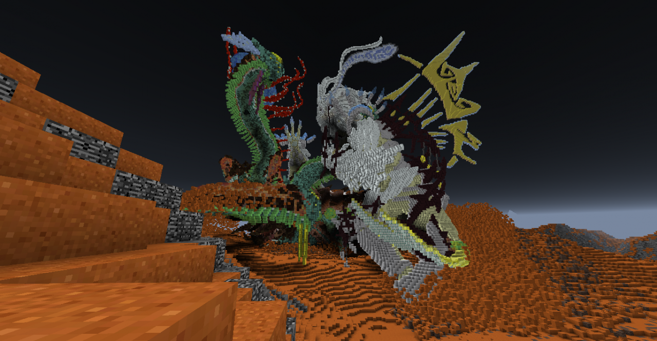 The Great Colossus Battle Minecraft Map