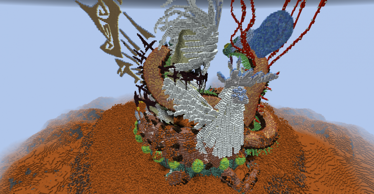 The Great Colossus Battle Minecraft Map