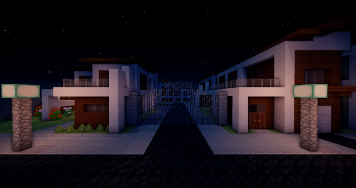 Modern Neighborhood - 100% Complete Minecraft Map