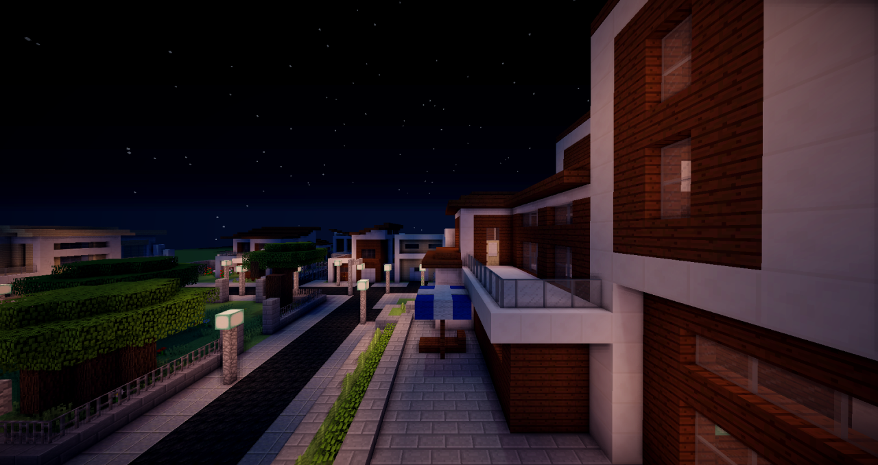 Modern Neighborhood - 100% Complete Minecraft Map