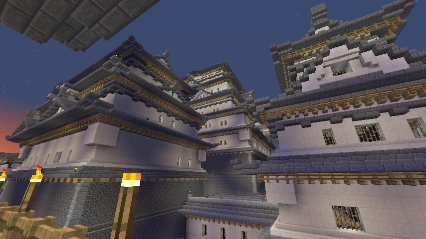 An Asian style castle Minecraft Map
