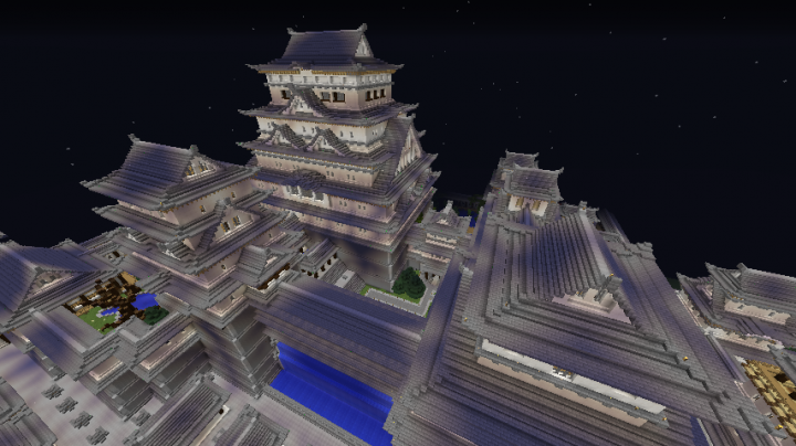 An Asian style castle Minecraft Map
