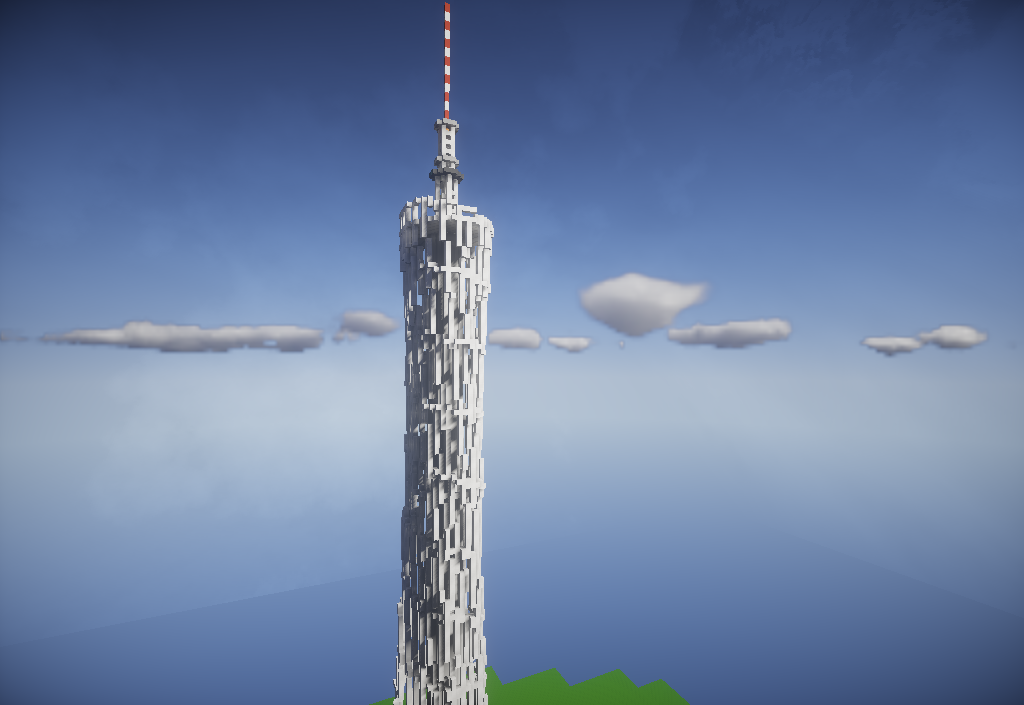Canton Tower —— A beautiful iconic building in Guangzhou Minecraft Map