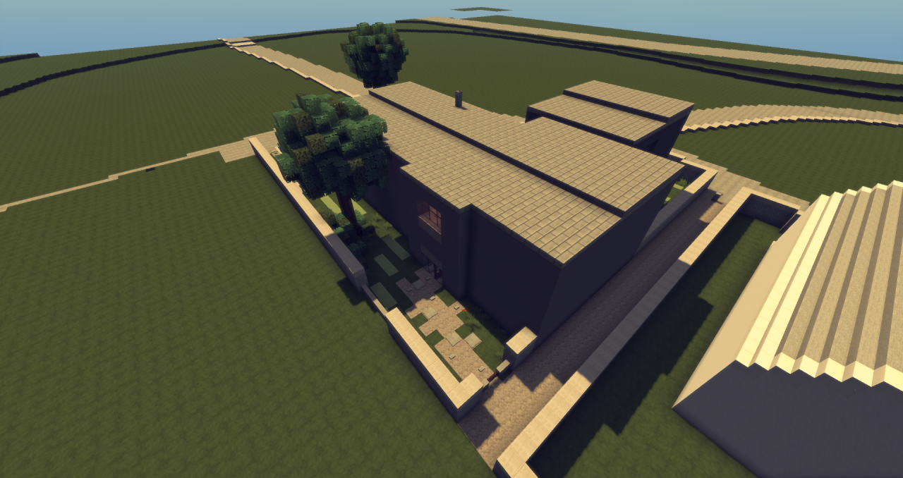 'Swedish' modern house. Minecraft Map