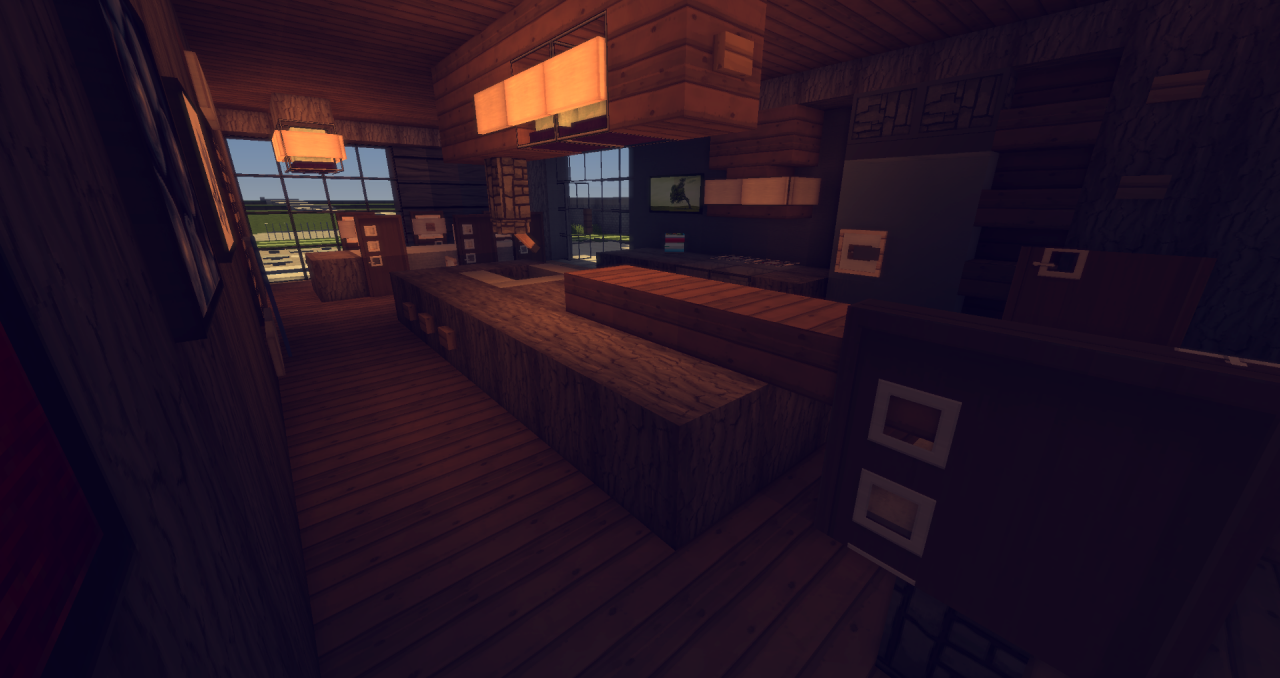 'Swedish' modern house. Minecraft Map