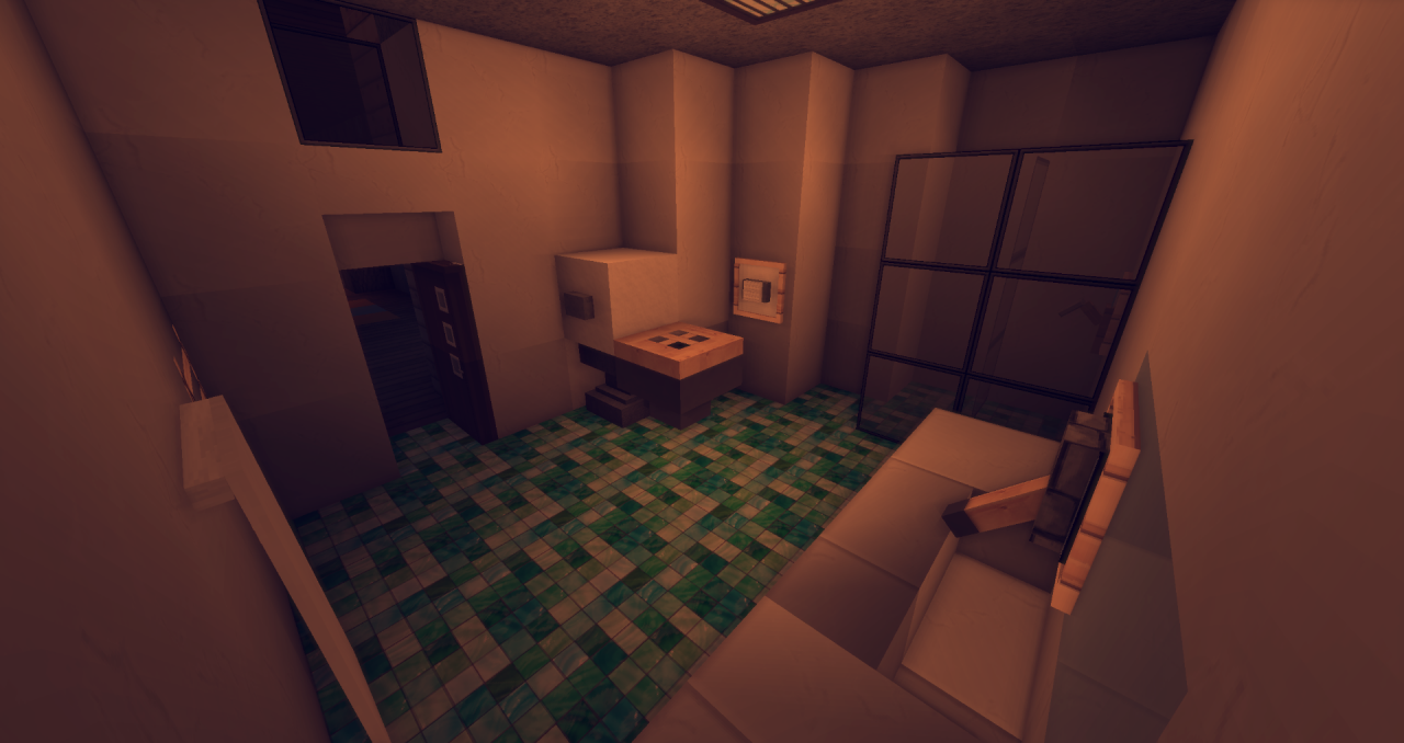 'Swedish' modern house. Minecraft Map