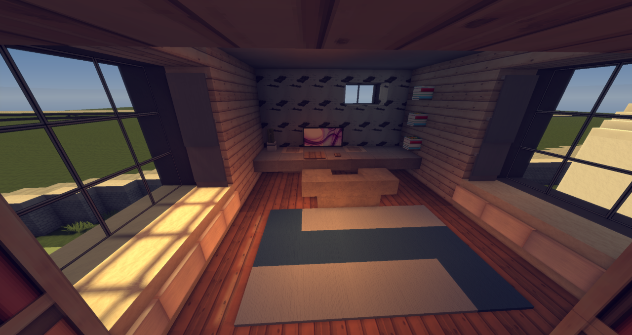 'Swedish' modern house. Minecraft Map