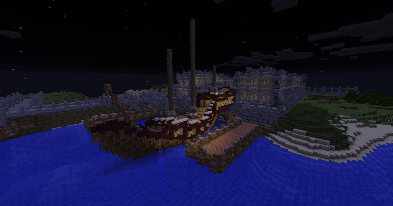 Let's Build a City - Update 44 - Merchant Ship - Hull Minecraft Map