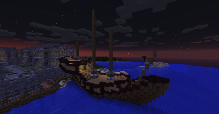 Let's Build a City - Update 44 - Merchant Ship - Hull Minecraft Map