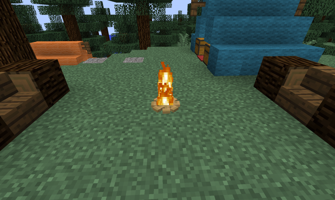 Camp Fire - Survival Spawn Minecraft Map