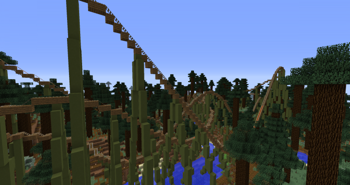 [Rollercoaster] Pinewood Valley [Download][1.8.9] Minecraft Map
