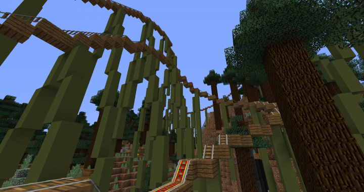 [Rollercoaster] Pinewood Valley [Download][1.8.9] Minecraft Map