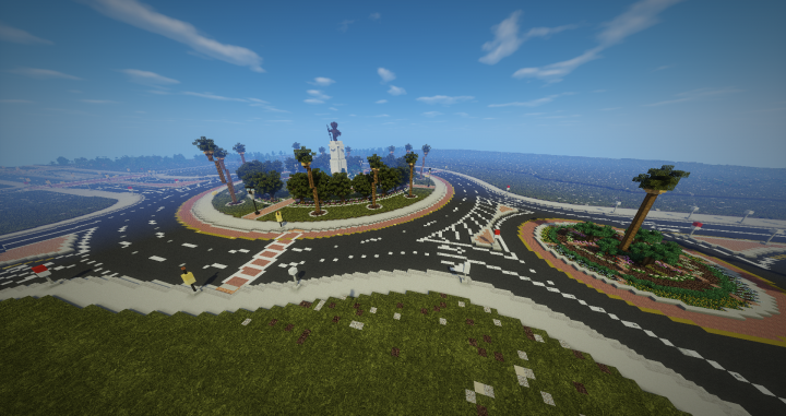 Union Square (Roundabout) - Santa Clara [OperationRealism] Minecraft Map