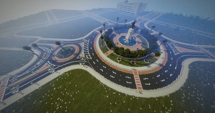 Union Square (Roundabout) - Santa Clara [OperationRealism] Minecraft Map