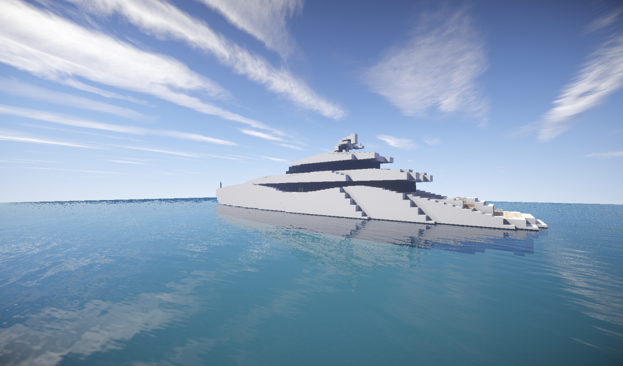 Medium sized Modern Boat Minecraft Map