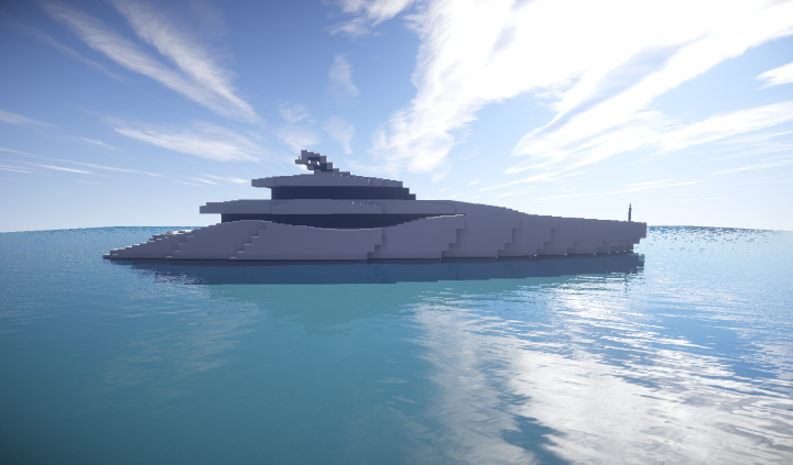 Medium sized Modern Boat Minecraft Map