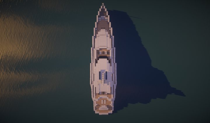 Medium sized Modern Boat Minecraft Map