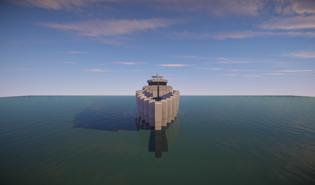 Medium sized Modern Boat Minecraft Map