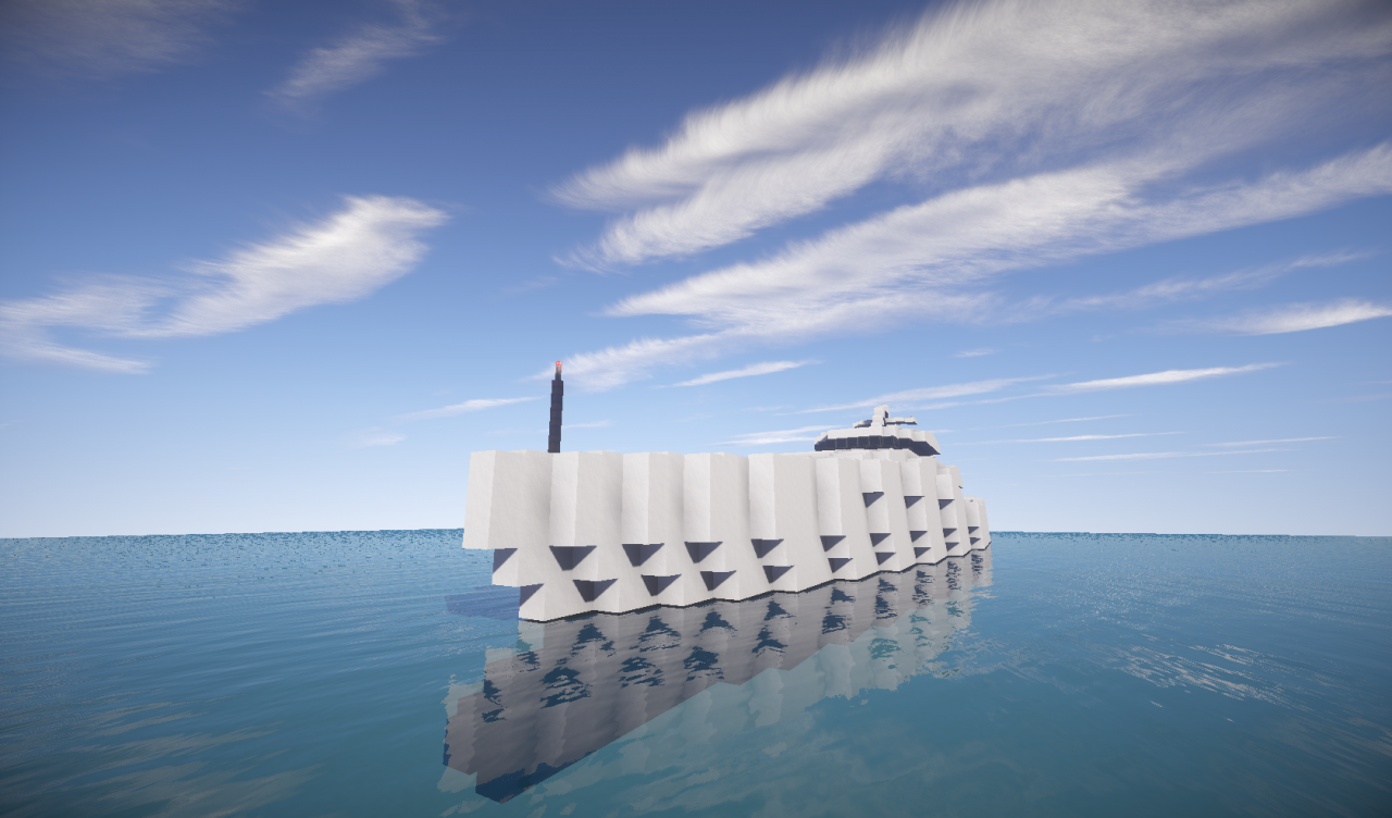 Medium sized Modern Boat Minecraft Map