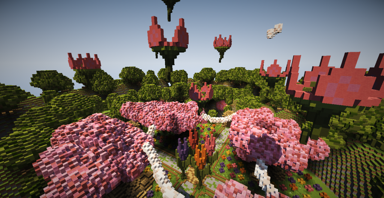 =-Realm of Spring-= [Organic Build - Spawn] Minecraft Map