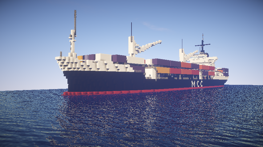 container ship Minecraft Map