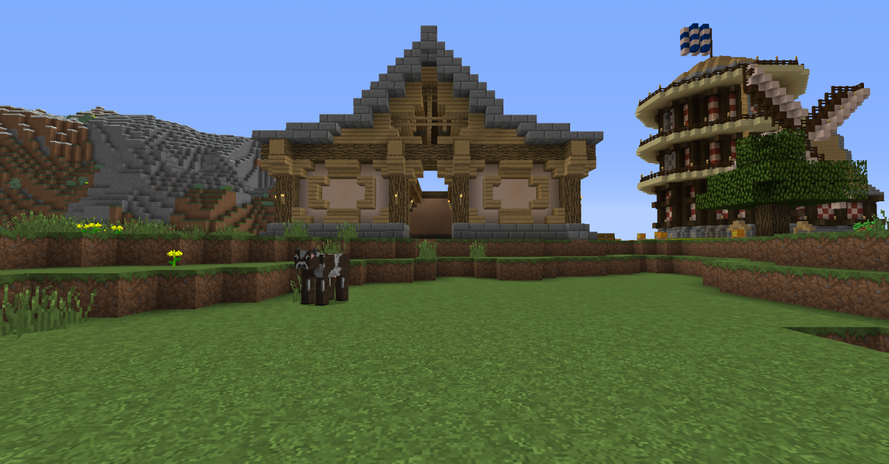 medieval barn Minecraft Map