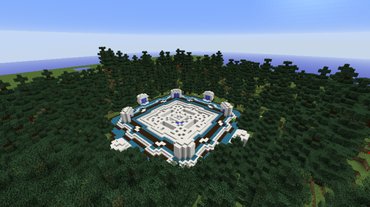 8 Portal Hub Spawn Minecraft Map