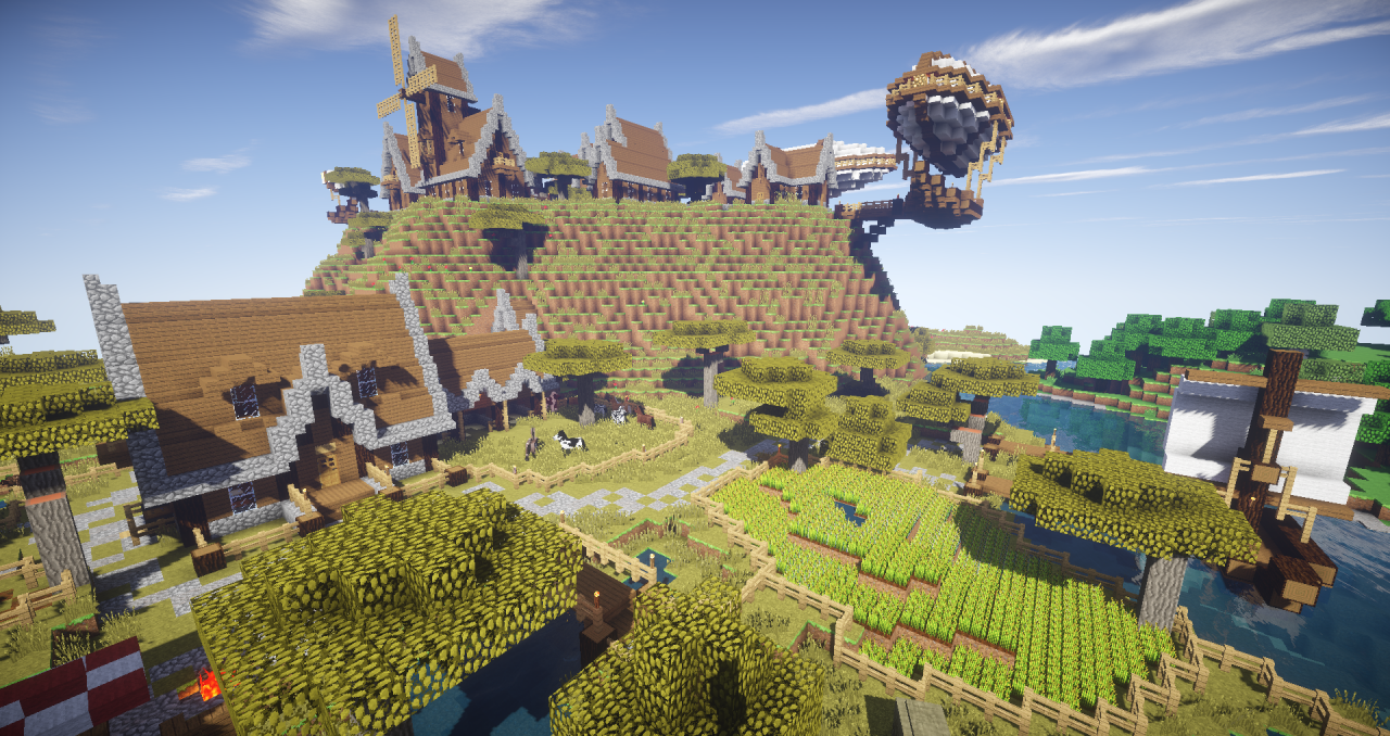 savannah village Minecraft Map