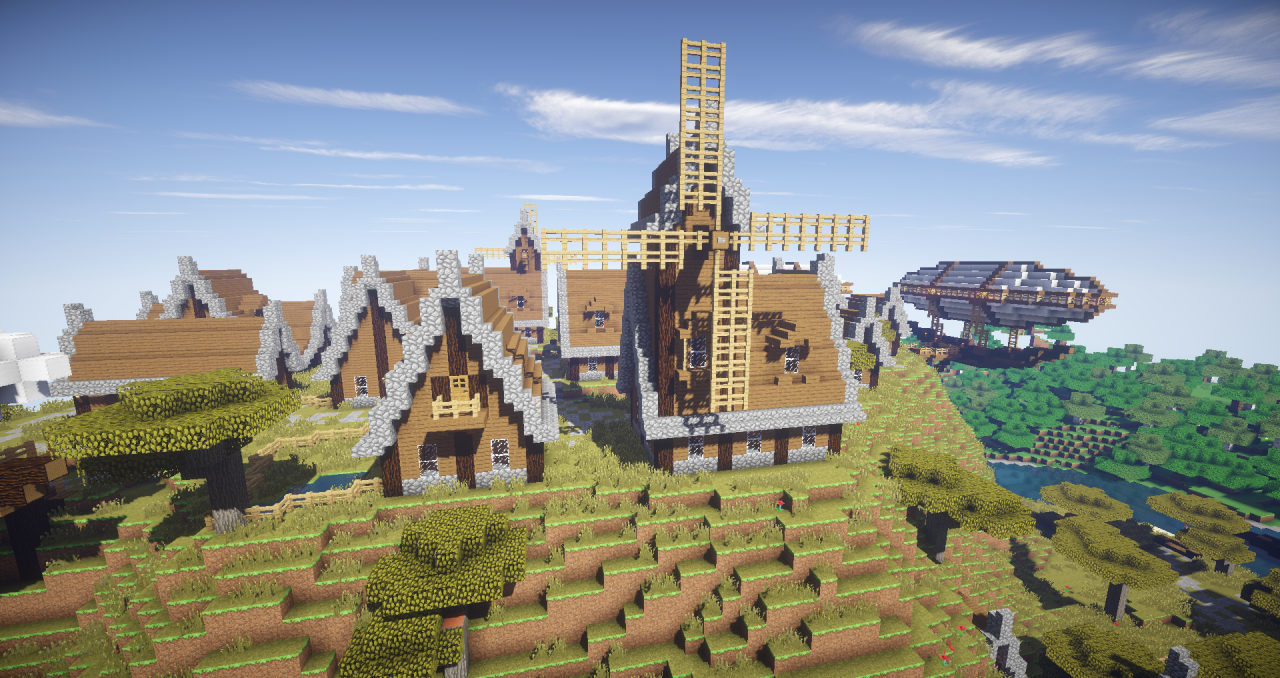 savannah village Minecraft Map