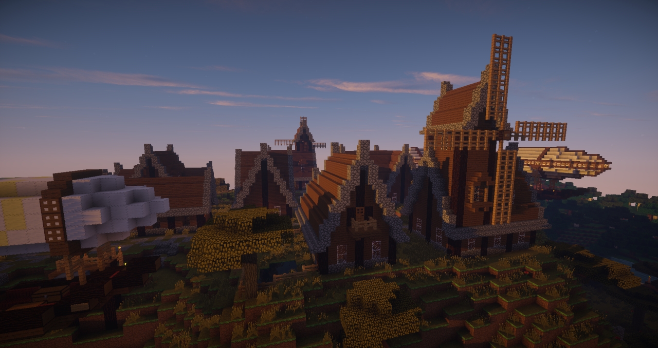 savannah village Minecraft Map