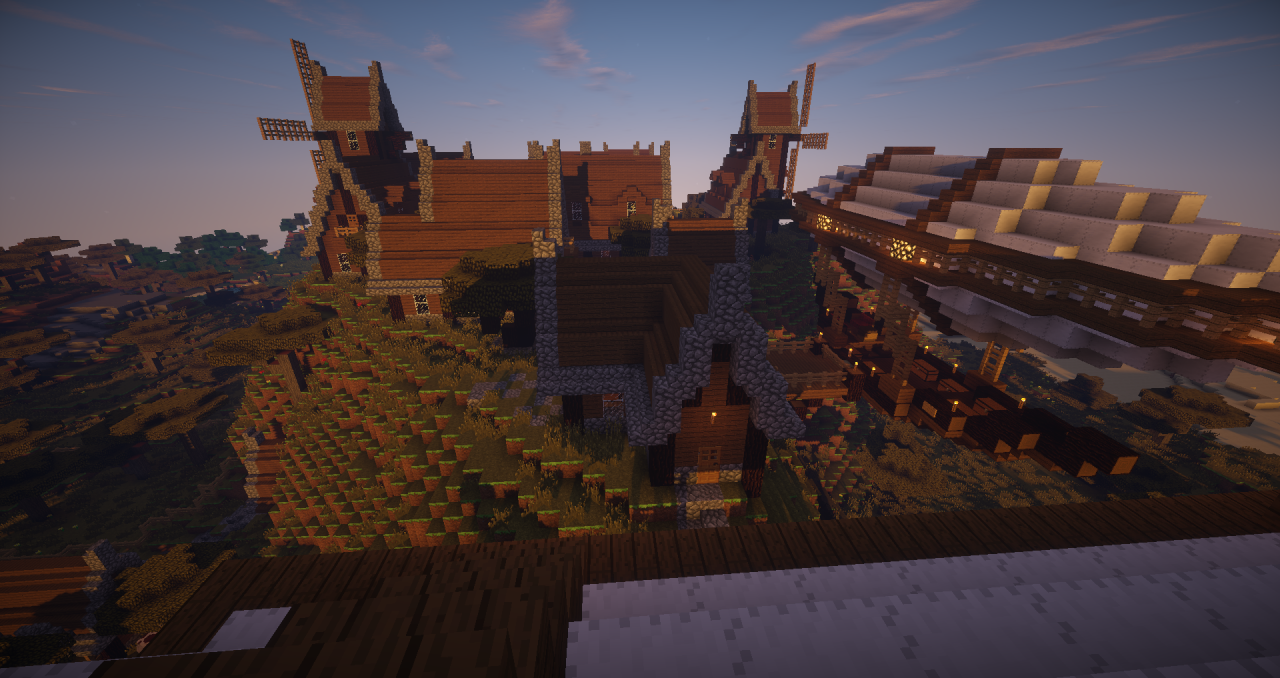 savannah village Minecraft Map