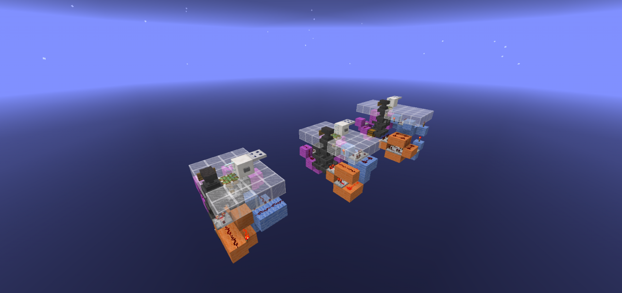 3 Ticket machine designs Minecraft Map