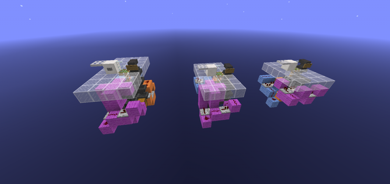 3 Ticket machine designs Minecraft Map