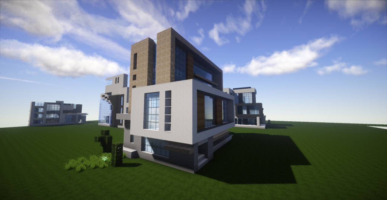 Blinel's Modern Houses and Structure Builds Minecraft Map