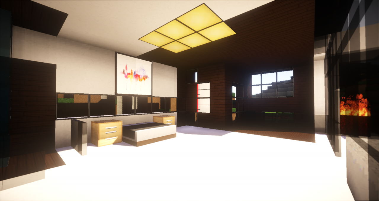 Modern luxury house Minecraft Map