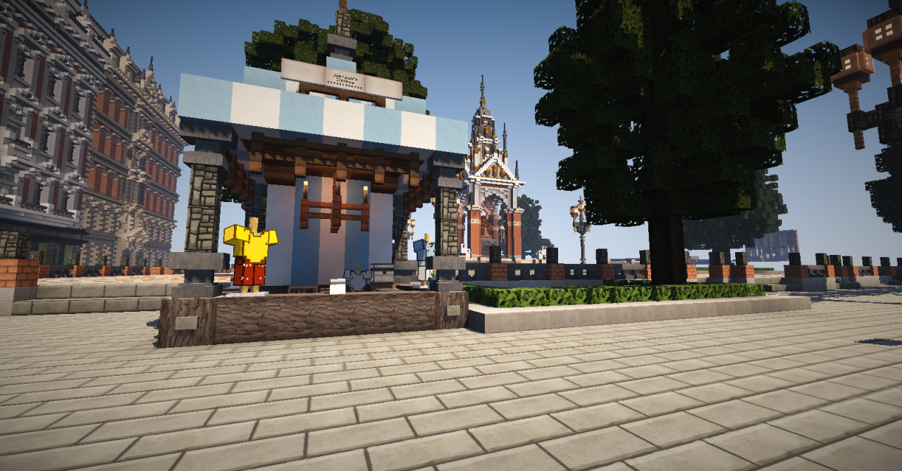 WIP, memorial square Minecraft Map
