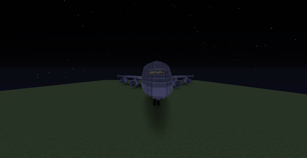 Minecraft A380-800 Qatar livery Minecraft Map